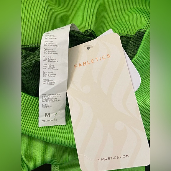 Fabletics | Pants & Jumpsuits | Maddie Ziegler X Fabletics Neon Green ...